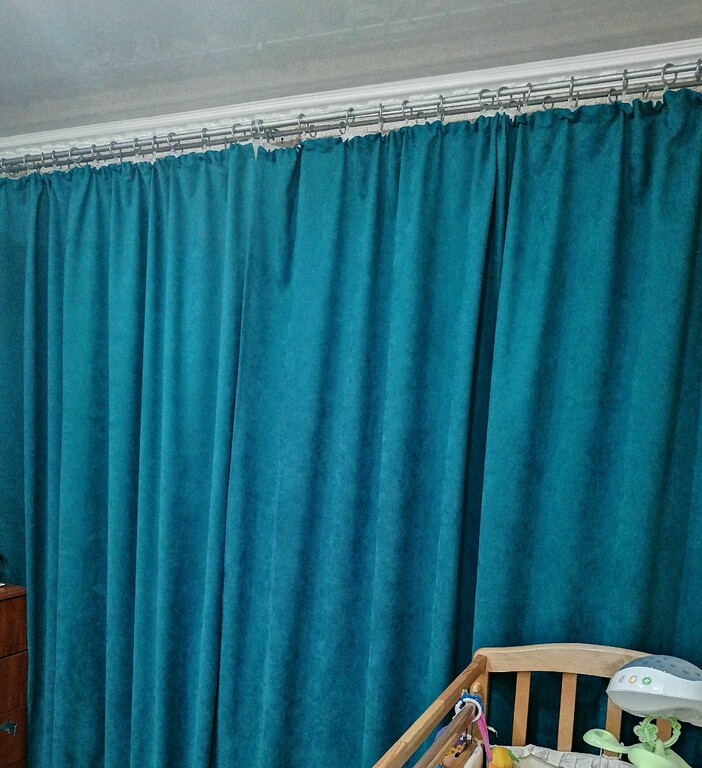 Карниз настенный металлический двухрядный раздвижной 160-300 см d19 мм ...
