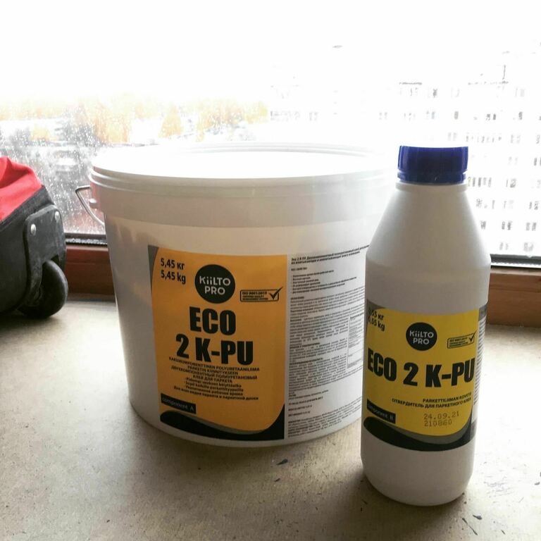 Клей для паркета полиуретановый Кесто Eco 2 K-PU двухкомпонентный 5,45 ...