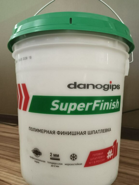 Шпатлевка Danogips SuperFinish универсальная 17 л/28 кг — купить в Москве: цены, характеристики ...