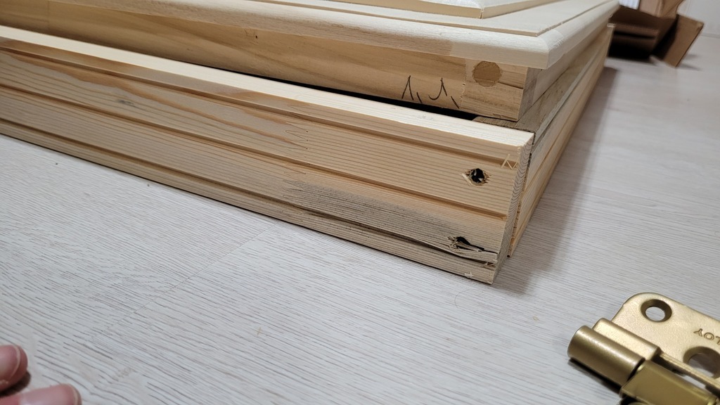 Дверь для бани и сауны массив глухая без покрытия DoorWood 700x1800 мм ...