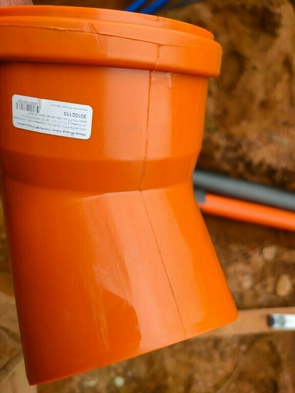 Отвод Valfex d110 мм 45° пластиковый для наружной канализации — купить в Санкт-Петербурге: цены ...