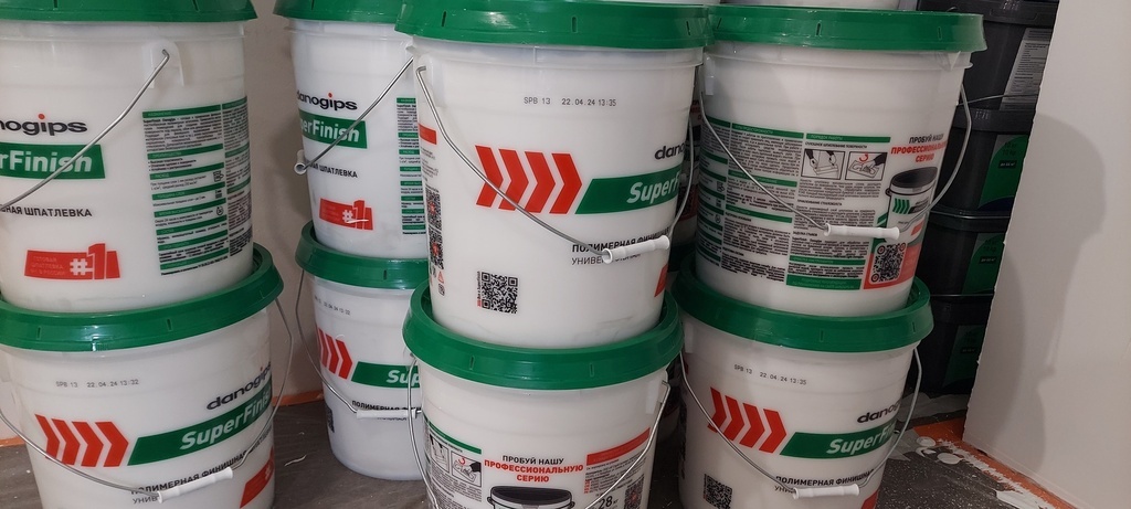Шпатлевка Danogips SuperFinish универсальная 17 л/28 кг — купить в Санкт-Петербурге: цены ...