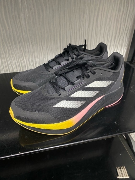 Кроссовки мужские adidas Duramo Speed арт. IE4036 черный/желтый/розовый ...
