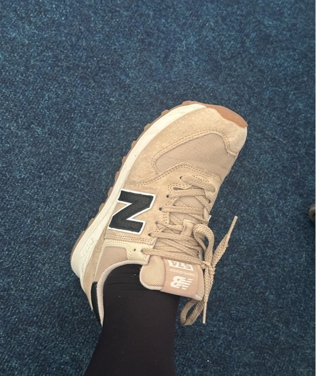 Кроссовки женские New Balance 574 арт. U574RAC коричневый/белый/черный ...