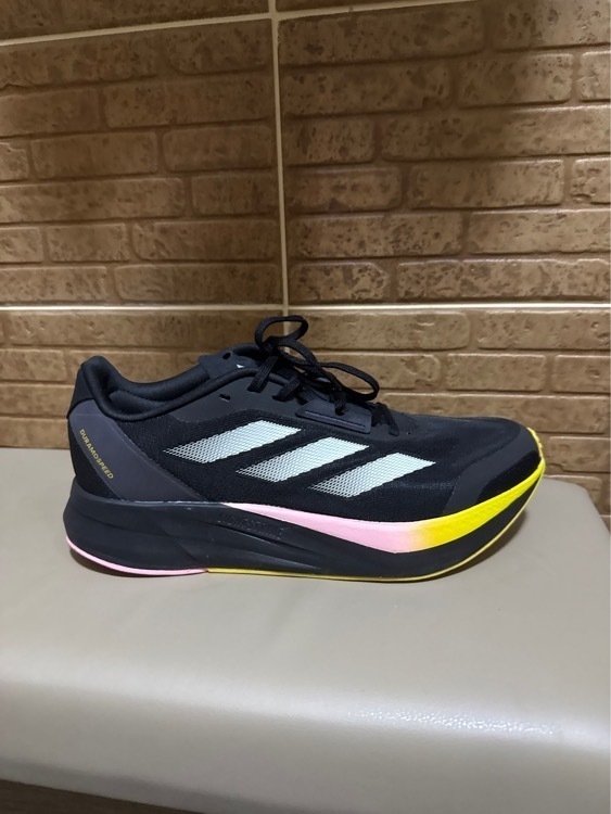 Кроссовки мужские adidas Duramo Speed арт. IE4036 черный/желтый/розовый ...